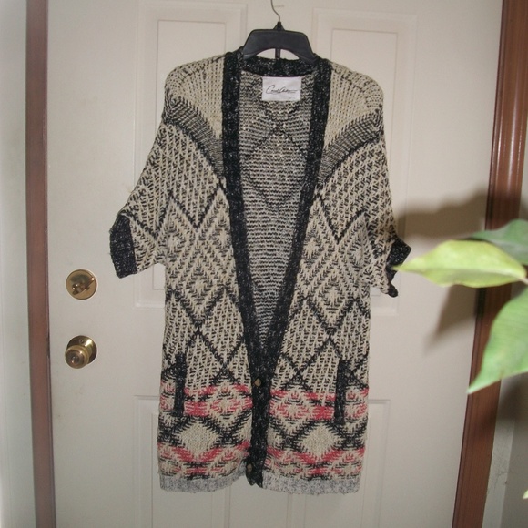 CAbi | Sweaters | Cabi Geometric Pattern Cardigan Sweater Nwot | Poshmark